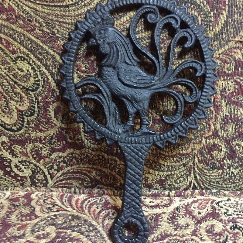 Cast Iron Trivet Vintage - Etsy