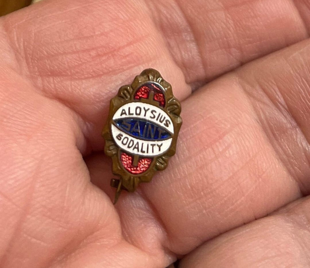 Saint Aloysius Sodality Medal - Italy - Etsy