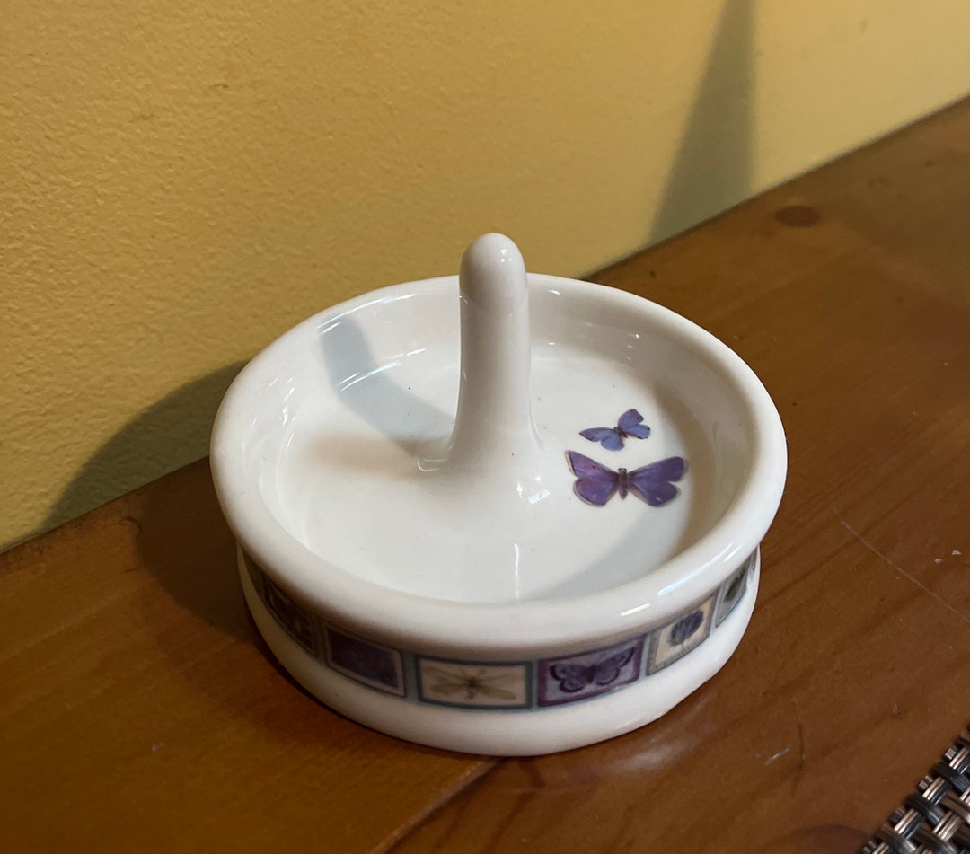 Porcelain Butterfly Ring Dish - Elizabeth Brownd Designs - Etsy