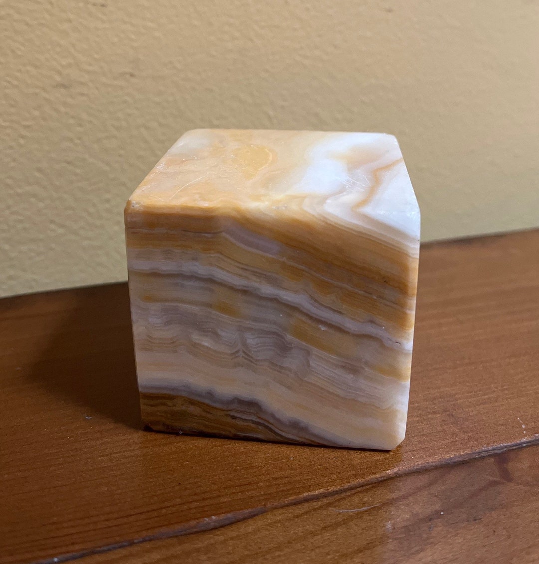 Light Brown Square Onyx Paperweight - Etsy