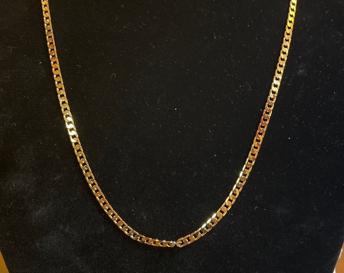 JH Gold Tone Cable Link Necklace - Etsy