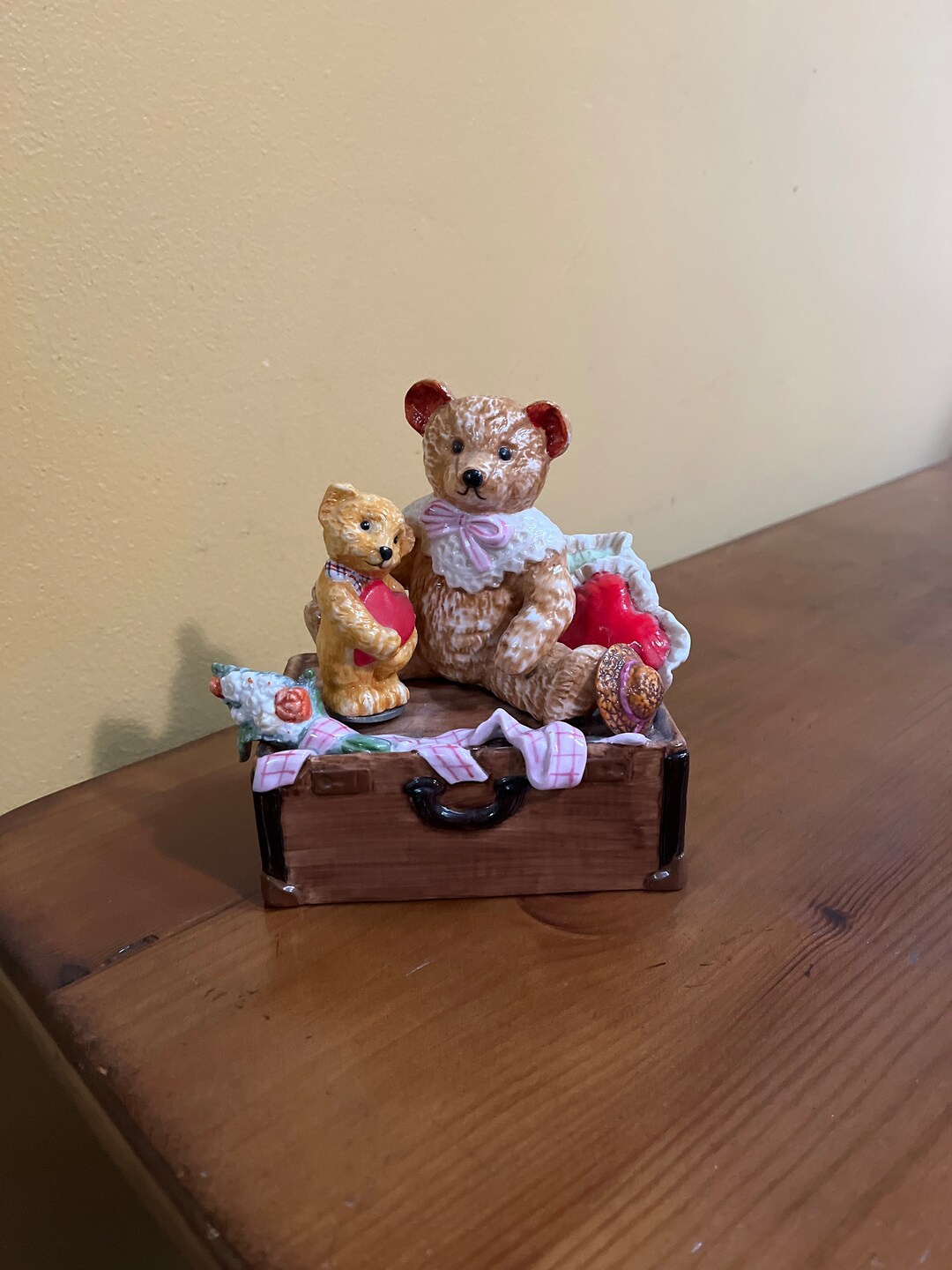Bialosky 1987 Ceramic Bear Music Box - Plays "my Funny Valentine" - Etsy