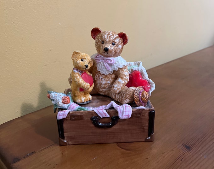 Bialosky 1987 Ceramic Bear Music Box - Plays "my Funny Valentine" - Etsy