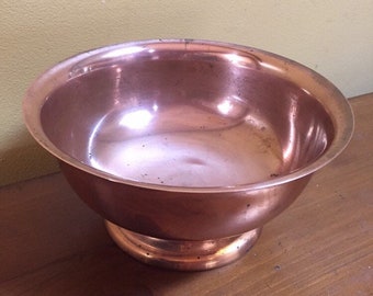 Copper Footed Bowl - Etsy