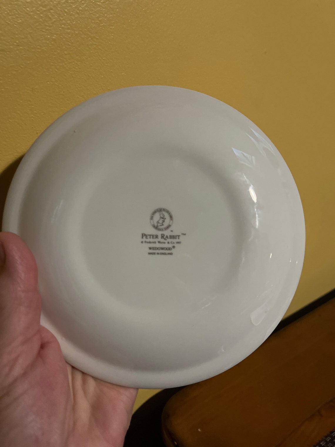 Peter Rabbit Wedgwood Child’s Dish - Frederick Warne Co. - England 1997 ...