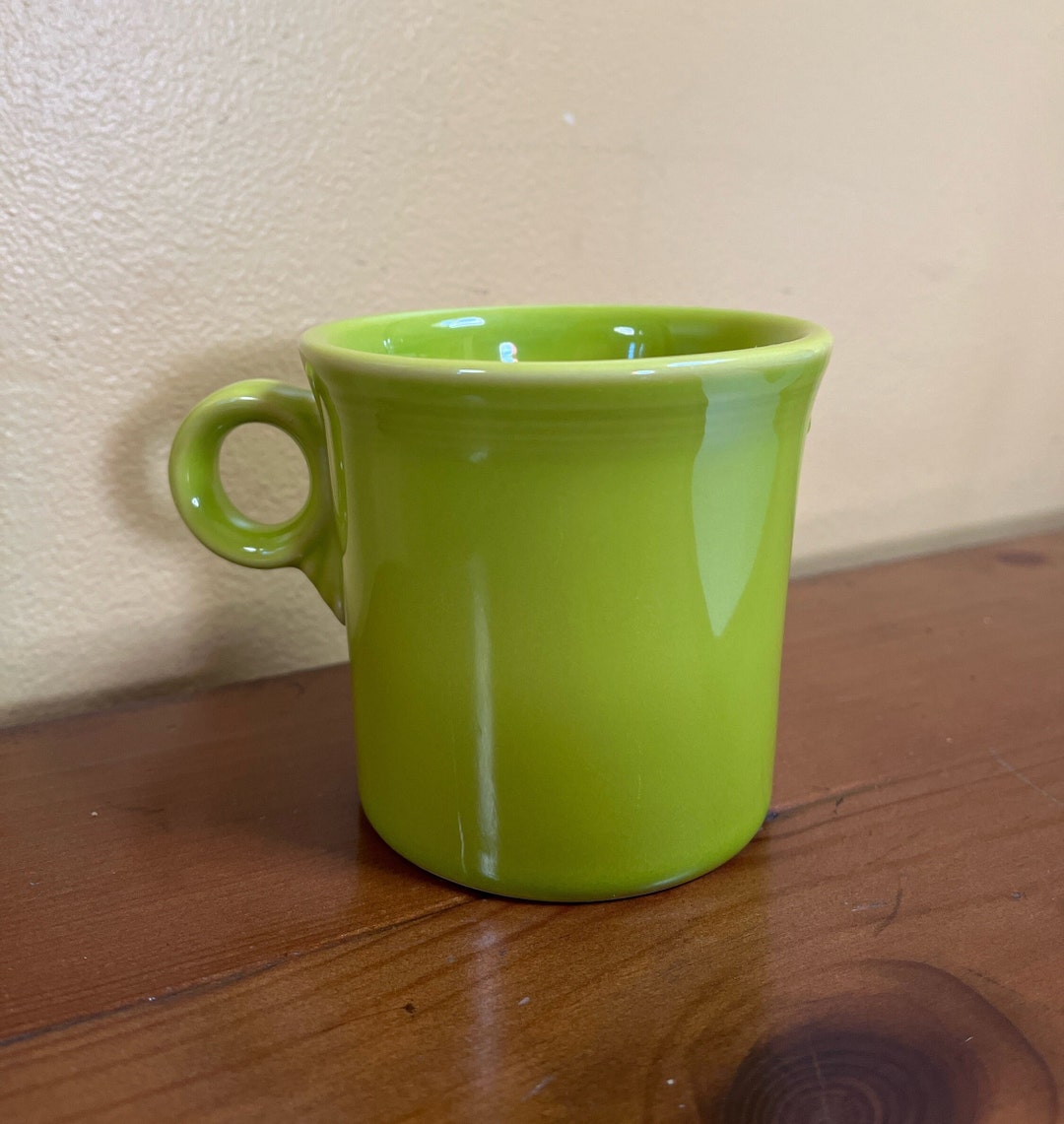 Chartreuse Fiestaware Mug - Vintage Fiesta Ware Cup - Etsy