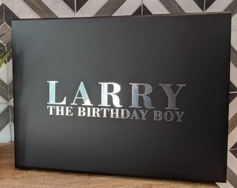 Custom Birthday Gift Box With Name Personalized Decorative | Etsy