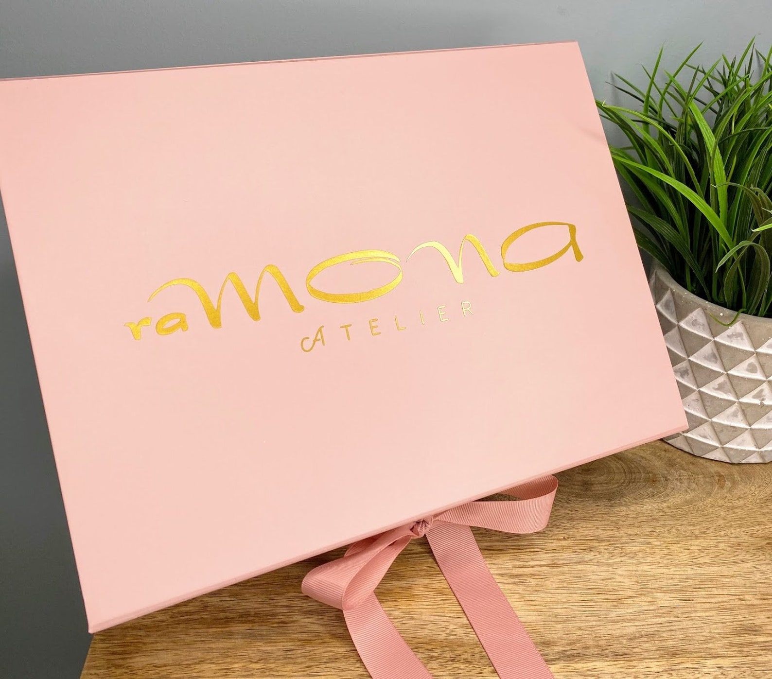 Custom Logo Personalized Gift Box - Decorative - Elegant - Client ...