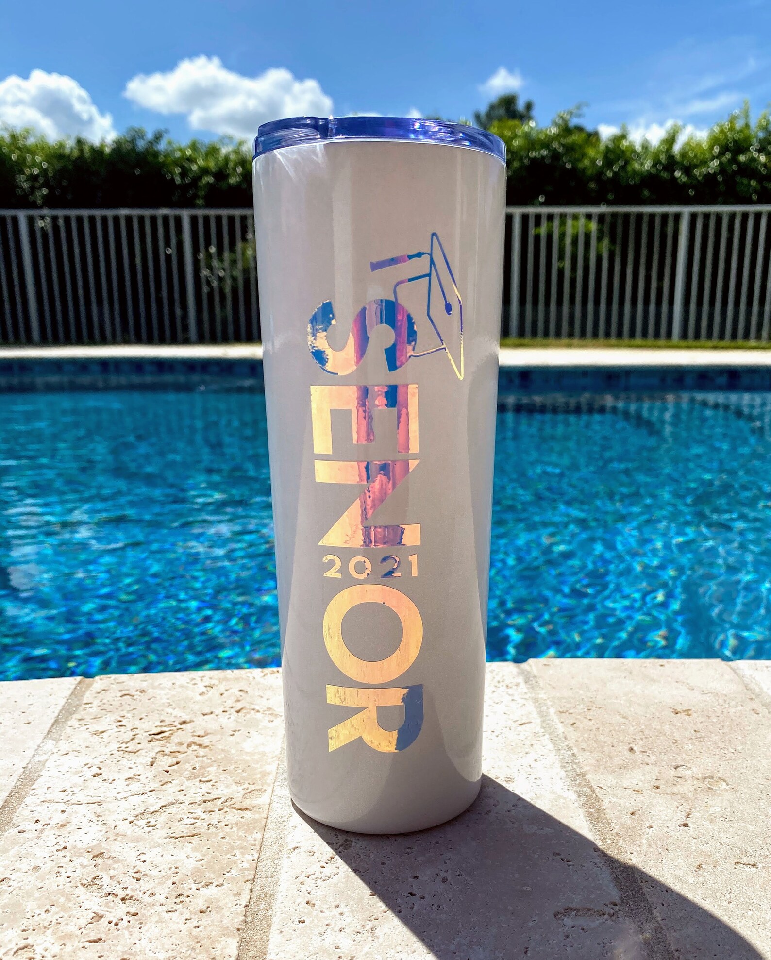 SENIOR 20oz Tumbler - Graduation Gift - Graduate - Class of - Custom ...