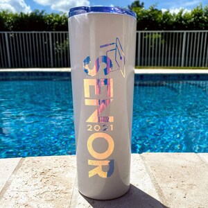 SENIOR 20oz Tumbler Graduation Gift Graduate Class of 2022 Custom ...