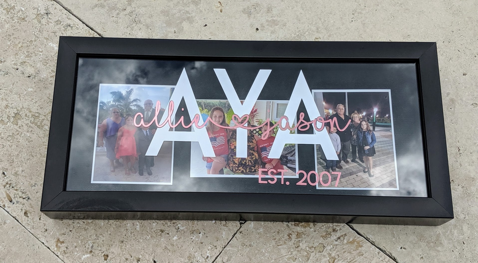 Personalized Shadow Box Frame With Photos Great Gift for | Etsy