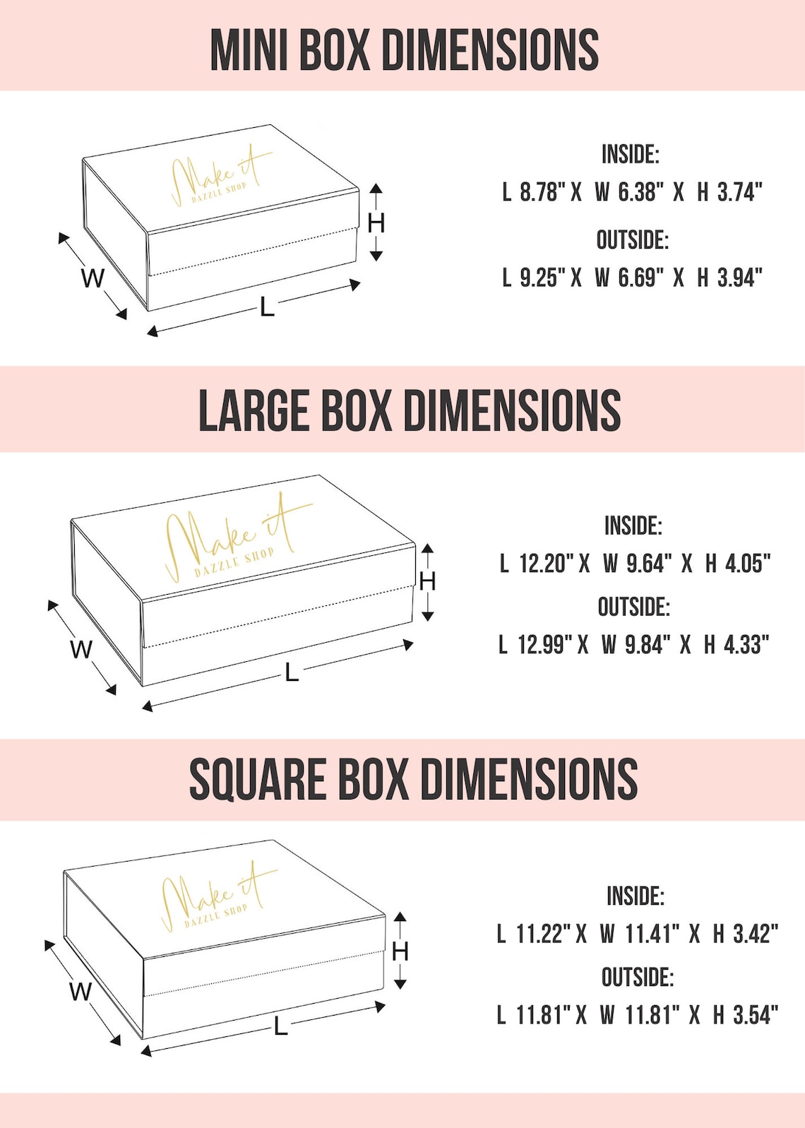 Name W/ Title Gift Box Personalized Decorative Custom - Etsy