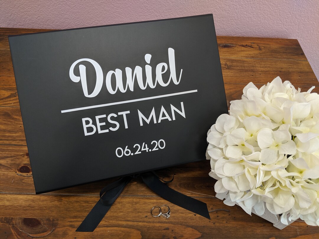 Groomsmen Gift Box - Personalized - Proposal - Decorative - Custom ...