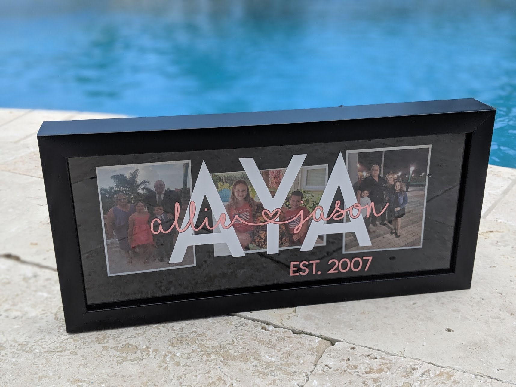 Personalized Shadow Box Frame With Photos Great Gift for | Etsy