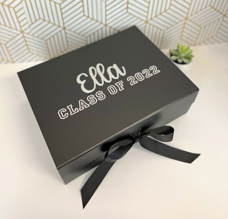 Personalized Class Of. Senior Graduate Luxury Gift Box - Etsy