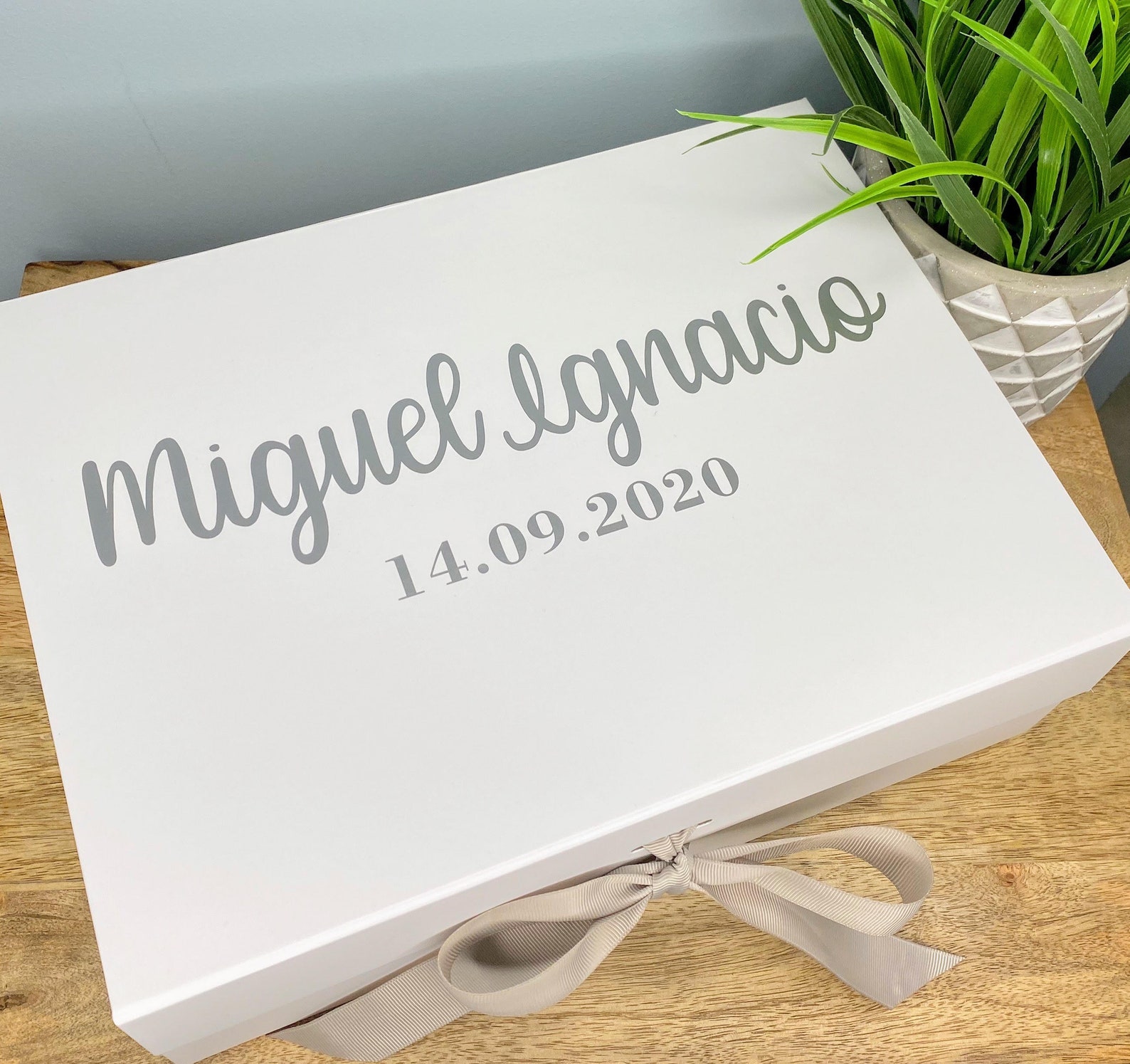 Personalized Gift Box W/ Name & Date Bridesmaids Proposal | Etsy