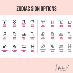 Personalized Zodiac Sign With Monogram/name Smart Watch Band compatible ...