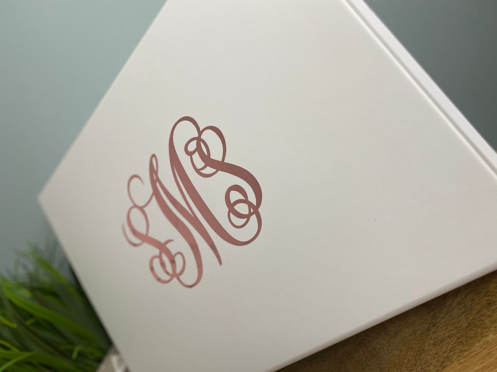 Monogram Gift Box Personalized Decorative Custom | Etsy