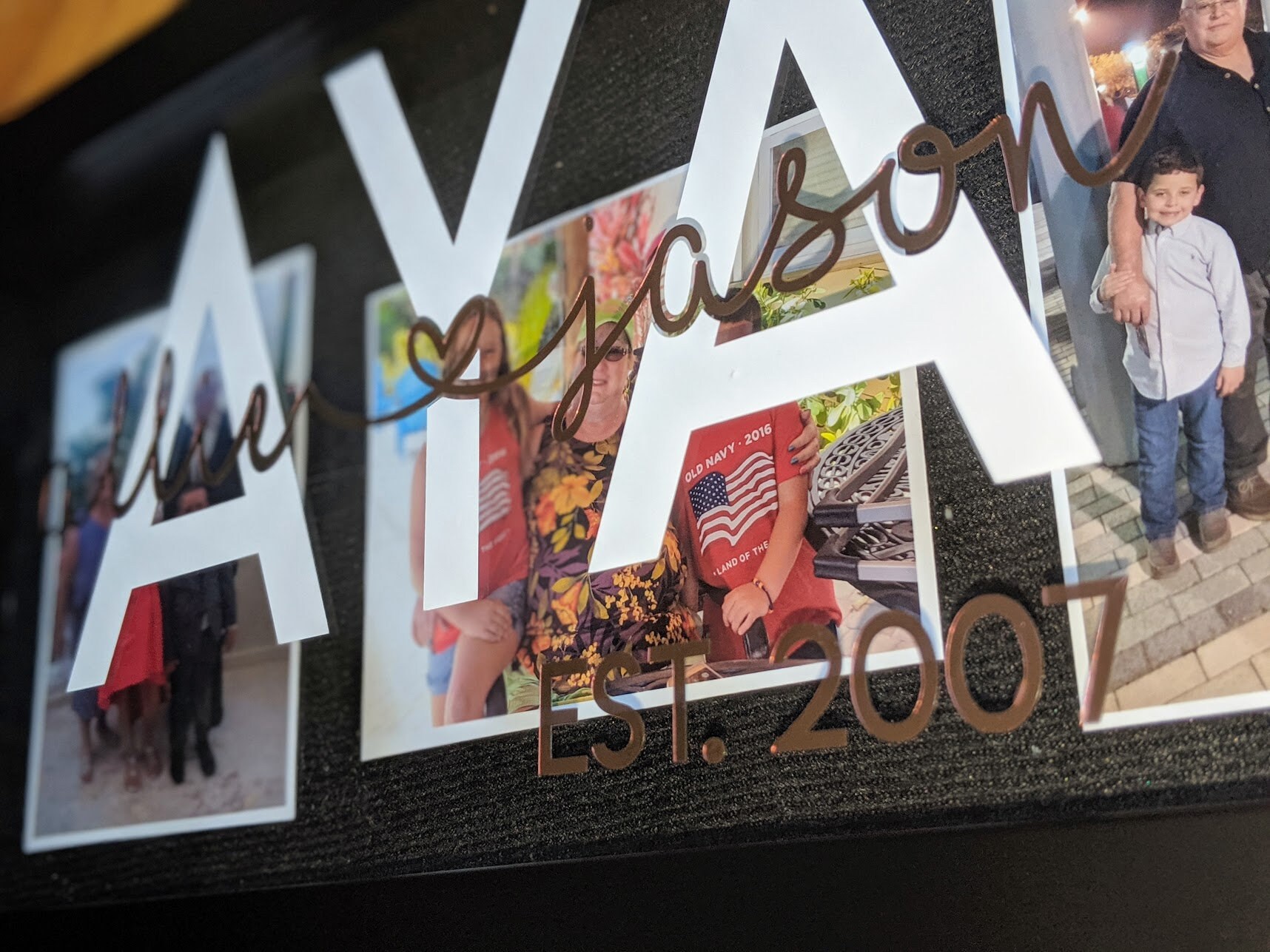 Personalized Shadow Box Frame With Photos Great Gift for | Etsy