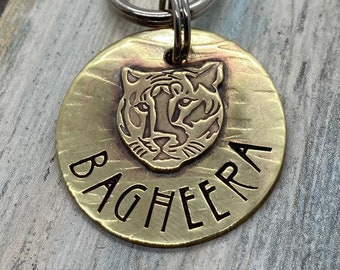 Dog Tag, Pet Tag, Stamped Dog Tag, Pet Id Tag, Dog Tag for Dogs ...