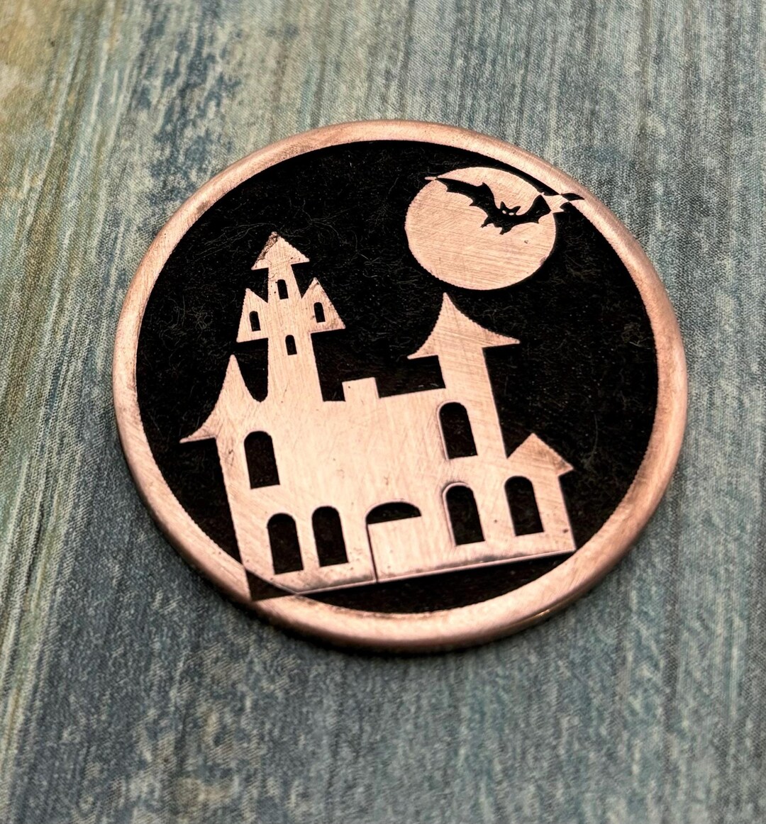 Haunted Mansion Pet Id Tag, Halloween Pet Tag, Scary Pet Tag, Festive ...