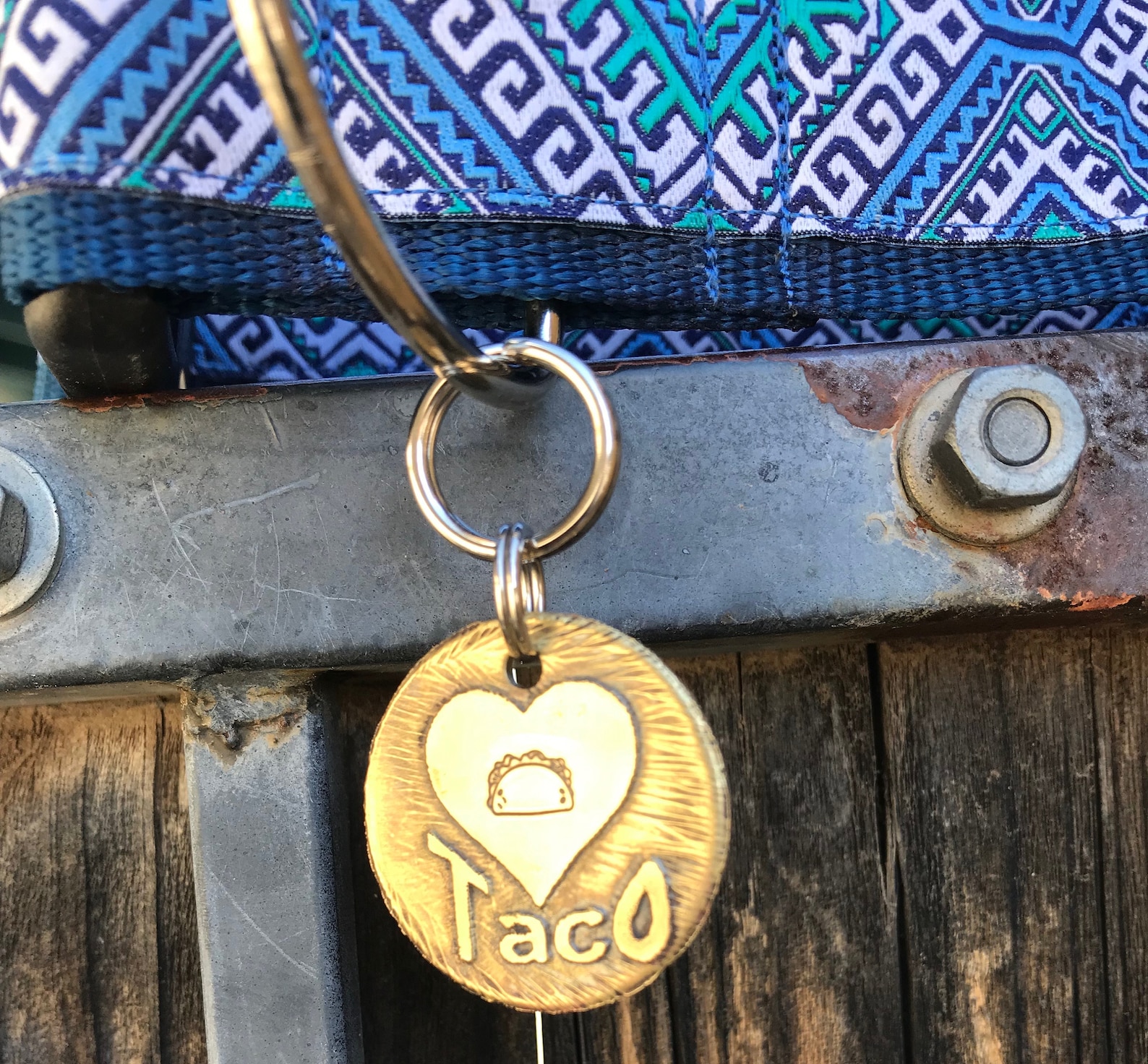 Personalized Custom Taco Id Tag Custom Pet Id Tag I Heart - Etsy