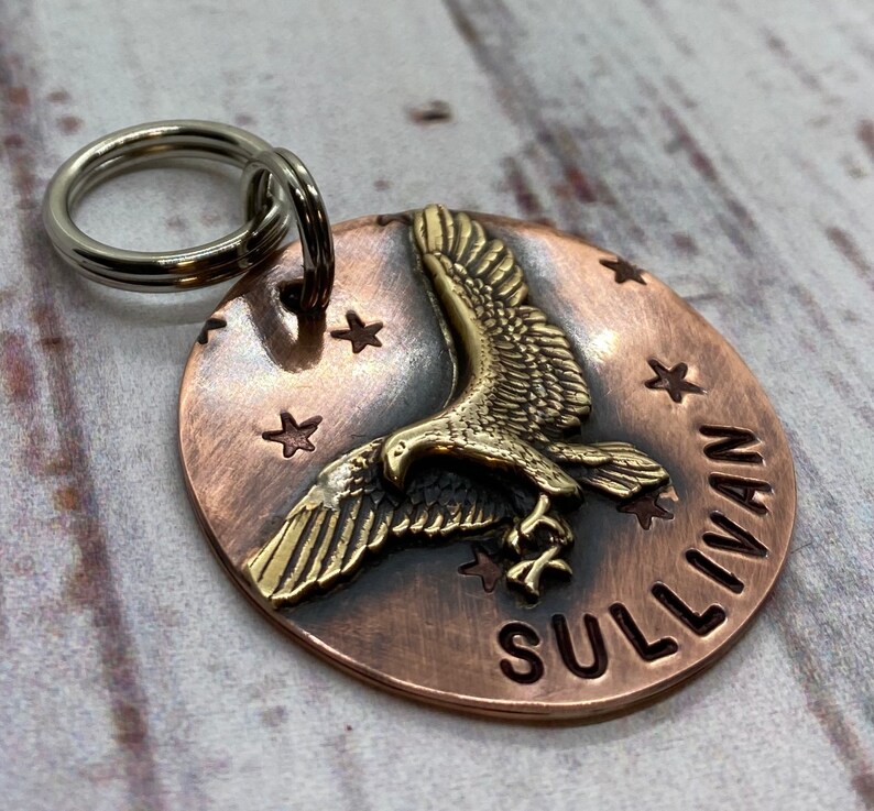 Dog Tag Personalized Dog Tag Custom Dog Tag Pet Id Eagle - Etsy