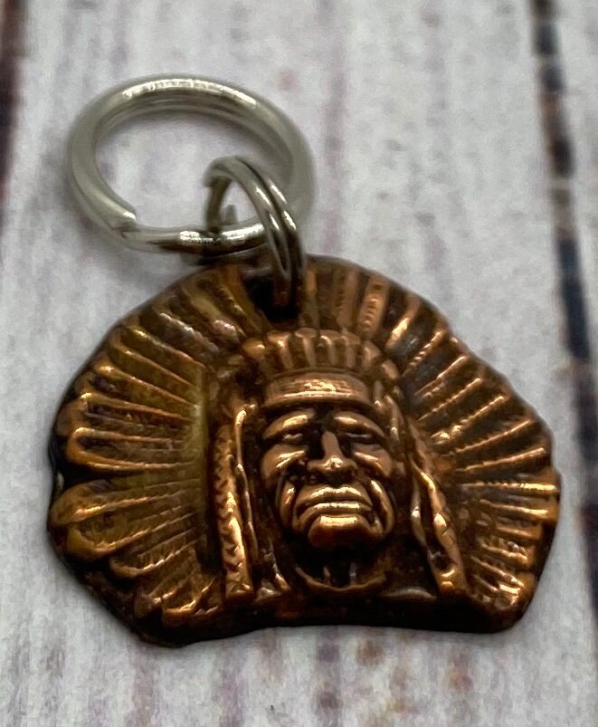 Indian Chief Dog Tag Southwestern Dog Tag Dog Tag for Chief - Etsy