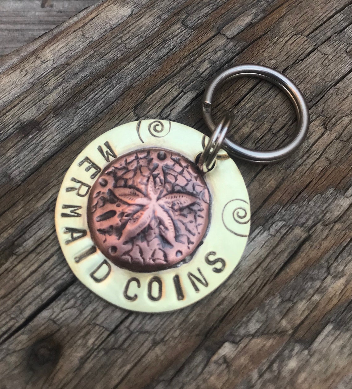 Dog ID Tag Sand Dollar Custom ID Dog Tag Dog Collar - Etsy
