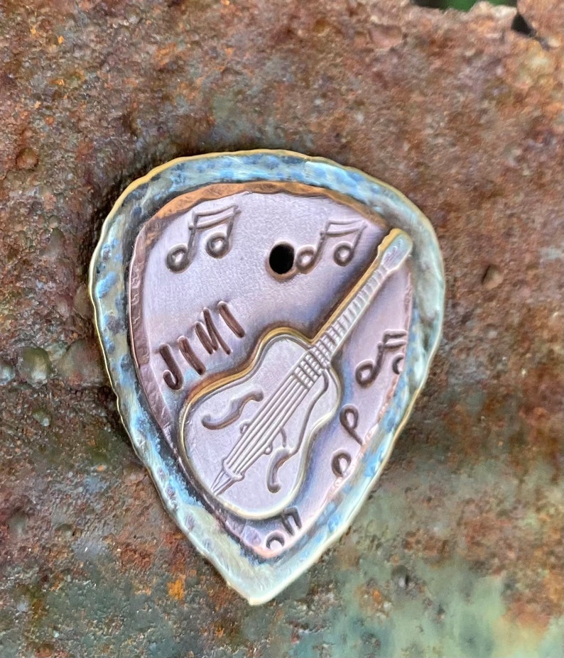 Guitar Pick Id Tag Music Man Dog Id Tag Dog Tag for Dogs | Etsy