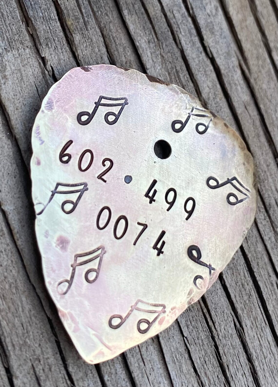 Guitar Pick Id Tag Music Man Dog Id Tag Dog Tag for Dogs | Etsy