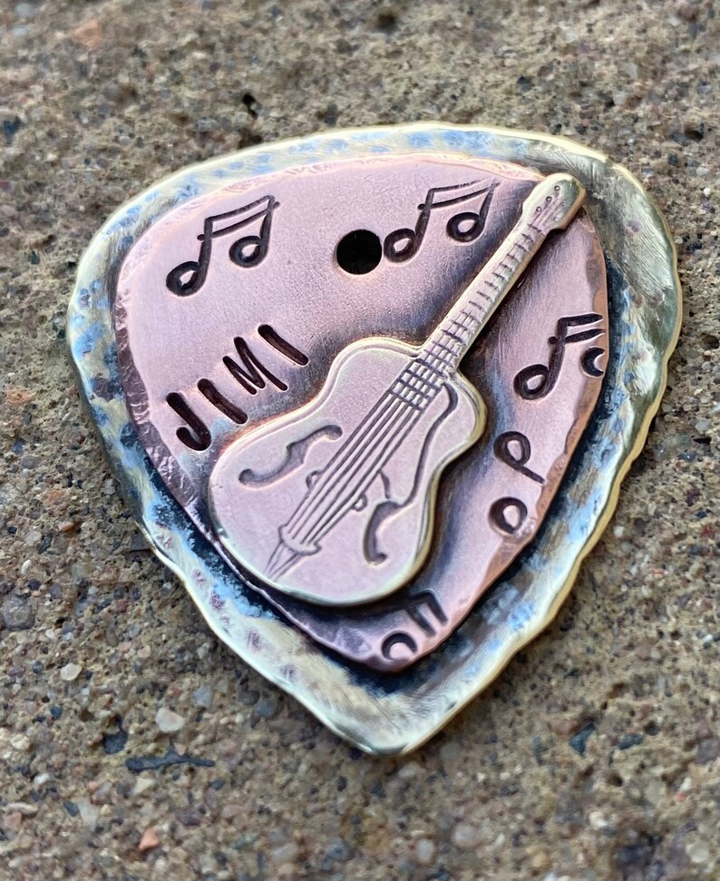 Guitar Pick Id Tag Music Man Dog Id Tag Dog Tag for Dogs | Etsy