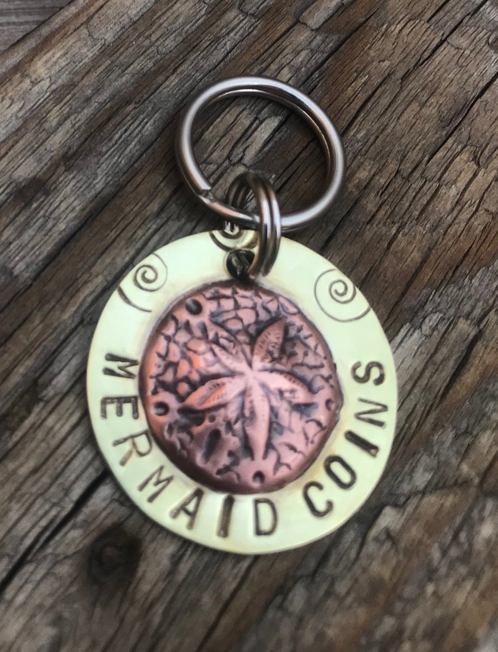 Dog ID Tag Sand Dollar Custom ID Dog Tag Dog Collar - Etsy