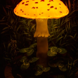 Mushroom Lamp MADE to ORDER Fly Agaric Amanita Mushroom - Etsy