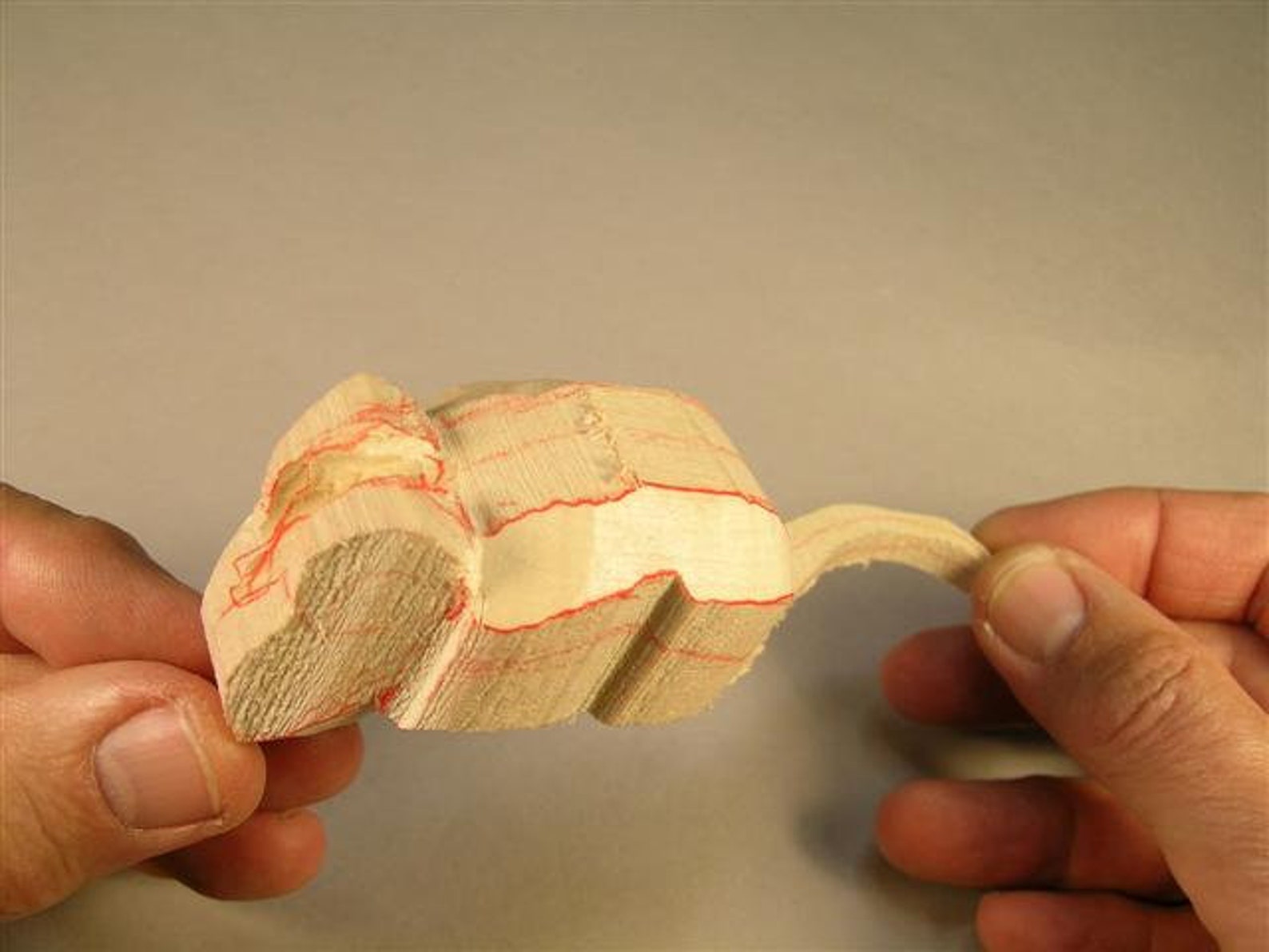 Tutorial for Woodcarving a Peeking Wooden Mouse Shelf Sitter, Tutorial ...