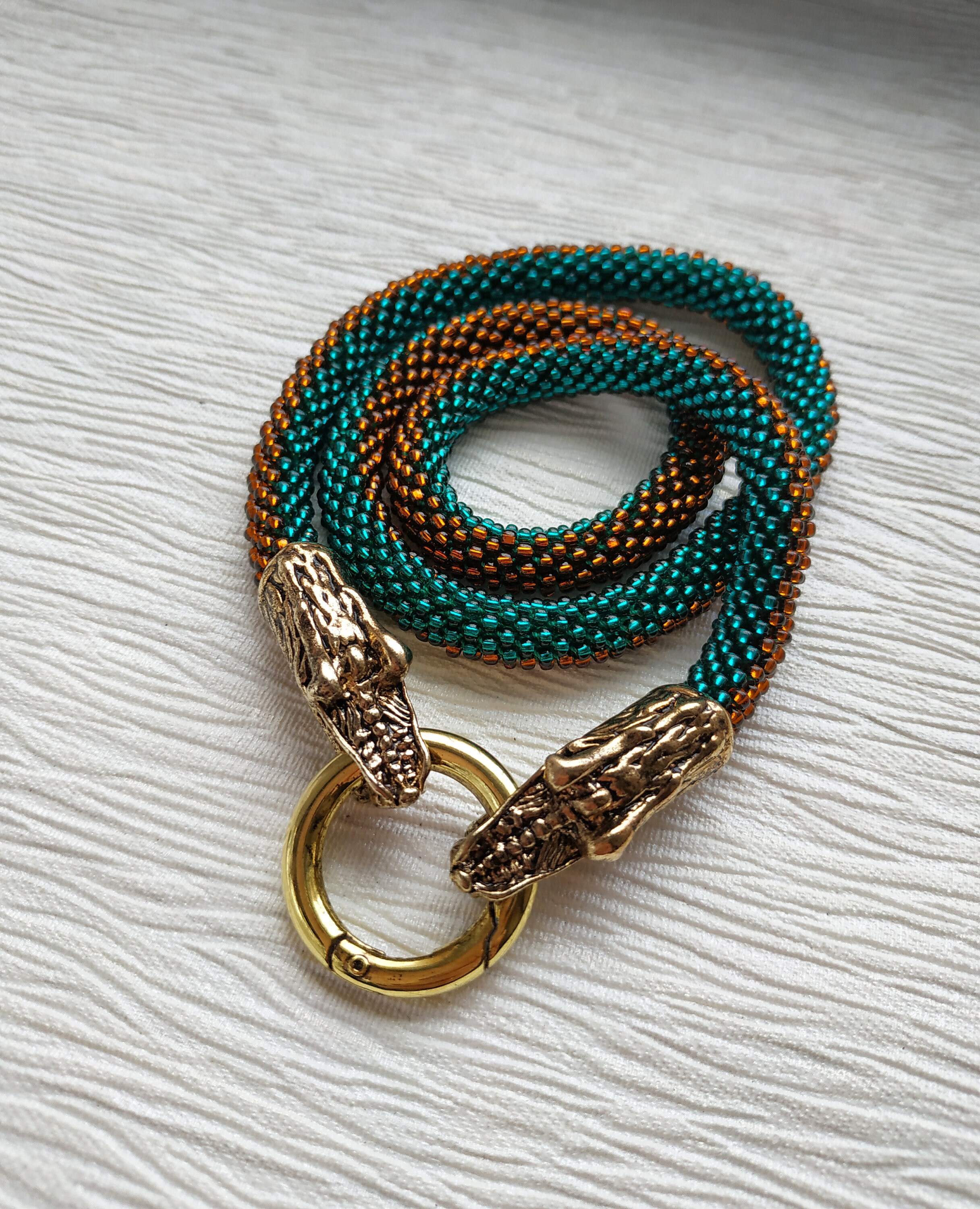 Dragon Necklace, Unique Handmade Jewelry, Dragon Jewelry, Emerald ...