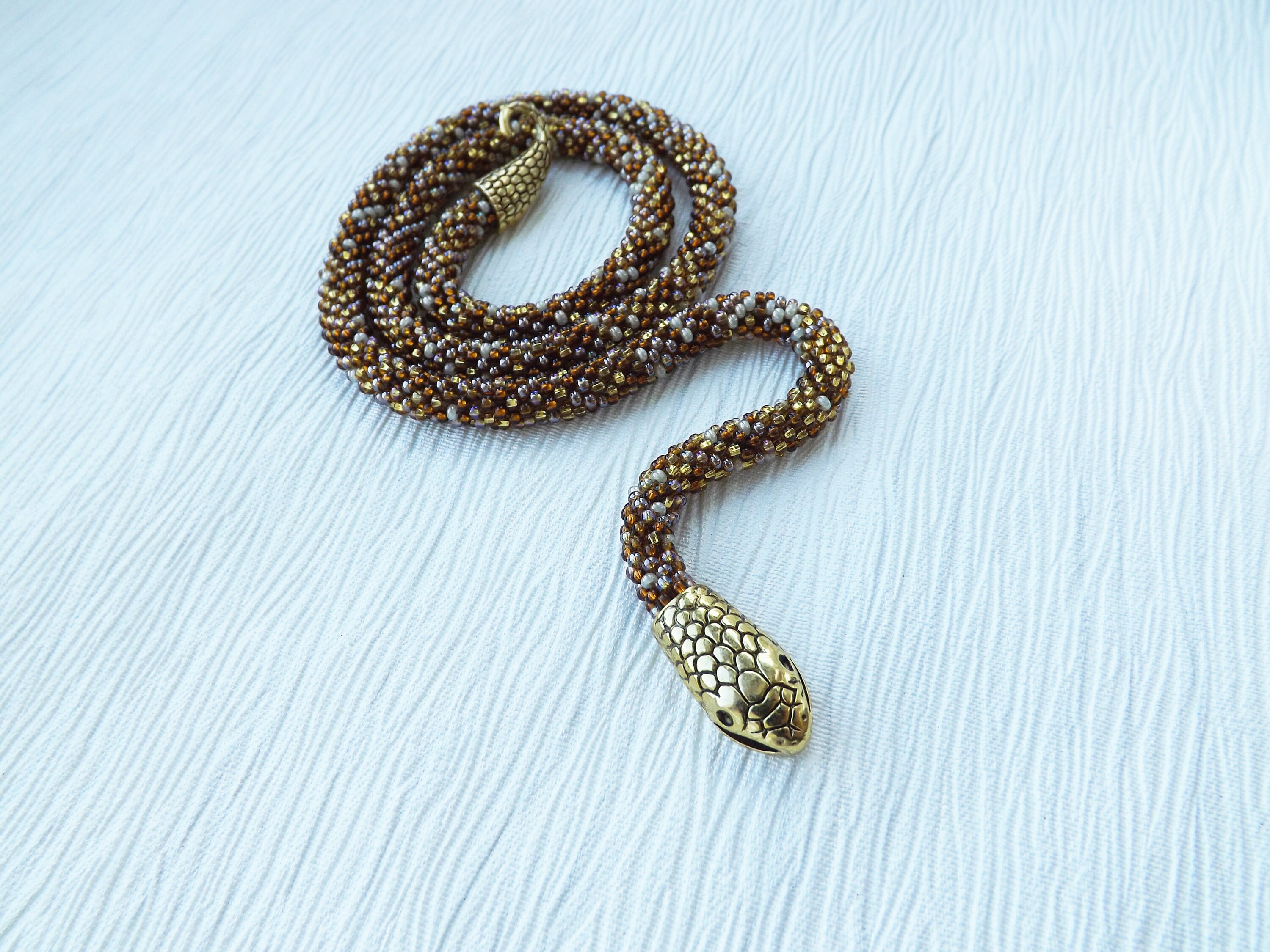 Collar de serpiente de oro joyería de declaración de oro | Etsy Collar de serpiente de oro joyería de declaración de oro | Etsy