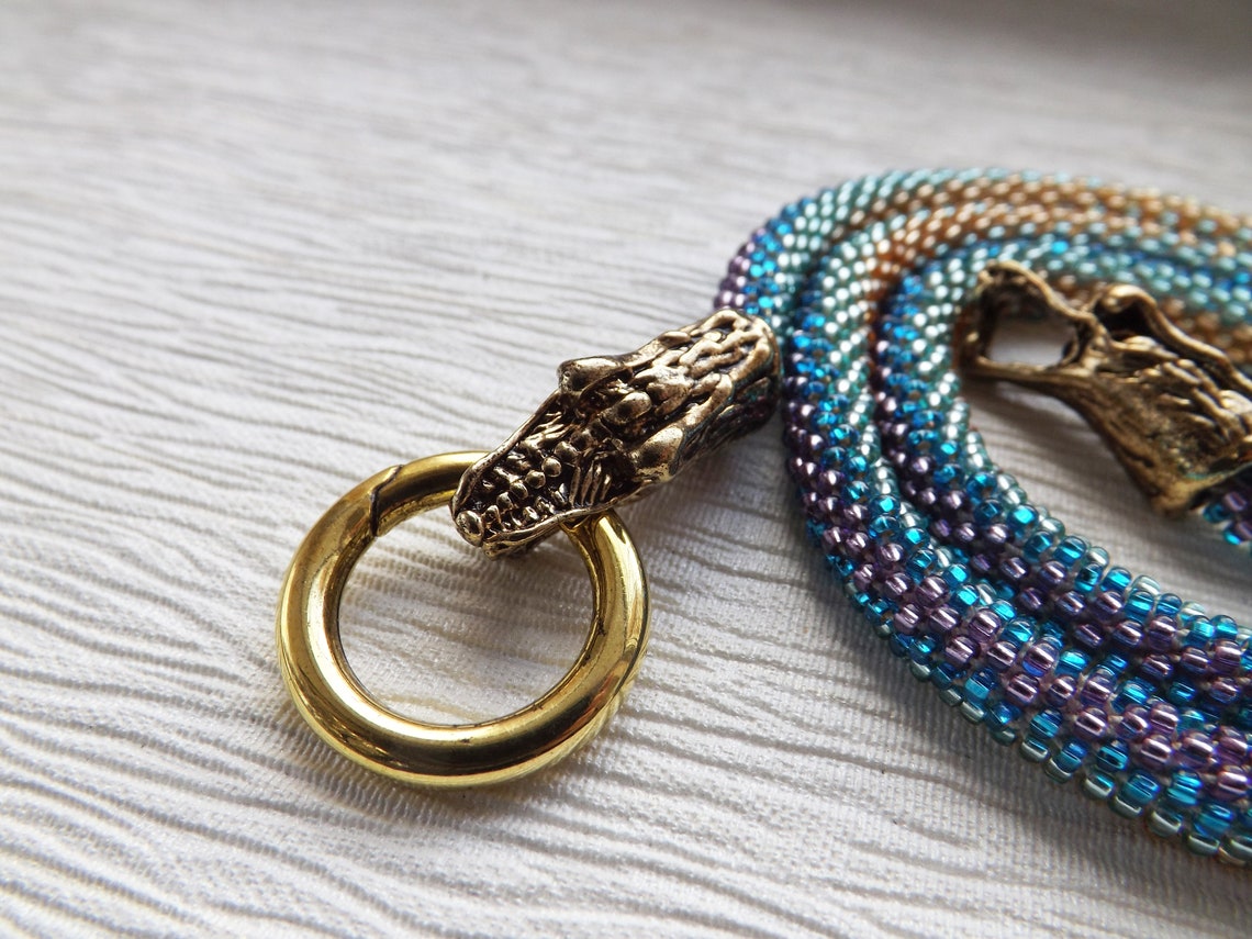 Dragon Necklace Dragon Jewelry Women Statement necklace | Etsy