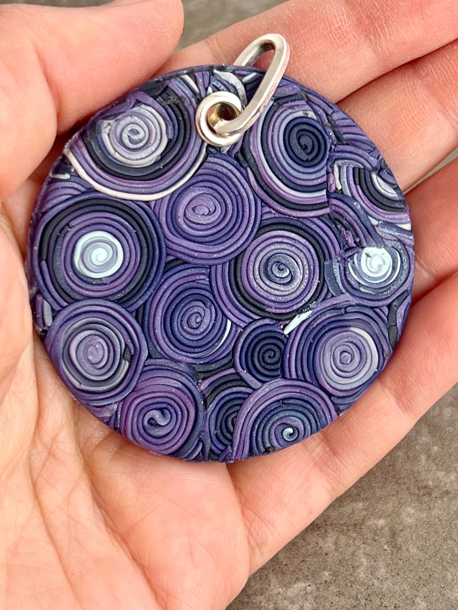 Handmade Colorful Pendant Necklace and Earrings, Statement Set of ...