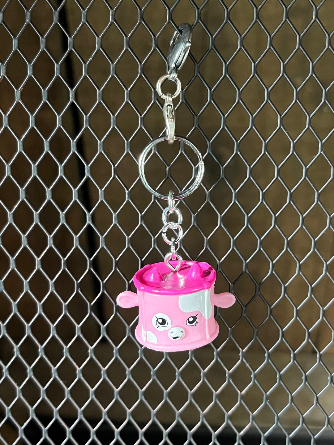 Shopkins Cow Keychain - Etsy