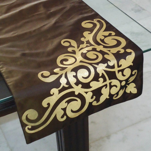 Gold Table Runner - Etsy