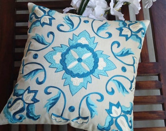 Embroidered pillows | Etsy