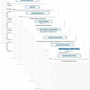 Instant Download DIGITAL Meeting Notebook Meeting Notes | Etsy