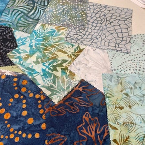 Blue Ridge Batiks 5”squares. - Etsy