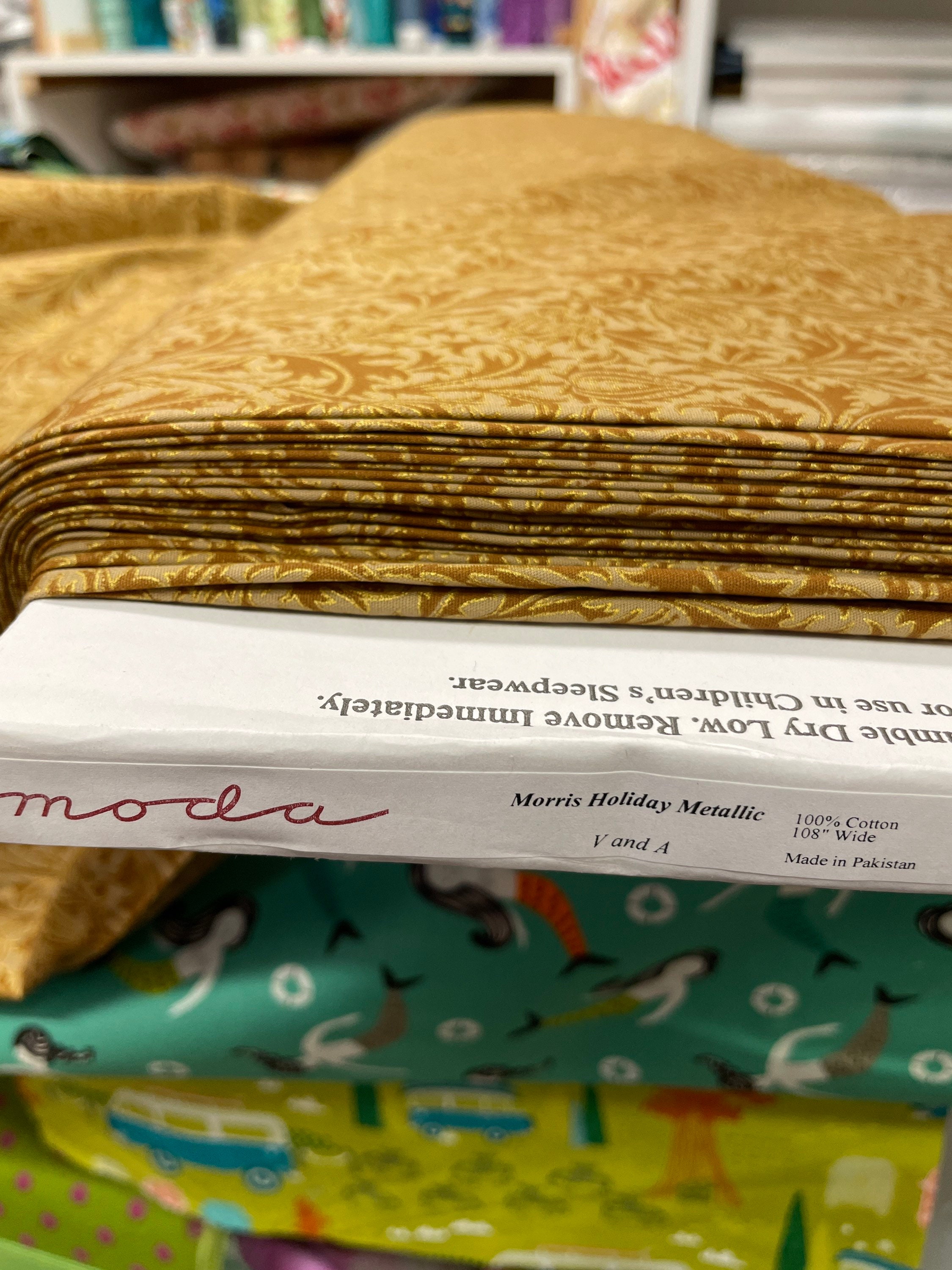 Morris Moda Backing Fabric Reproduction of a Morris Design Calledmorris ...