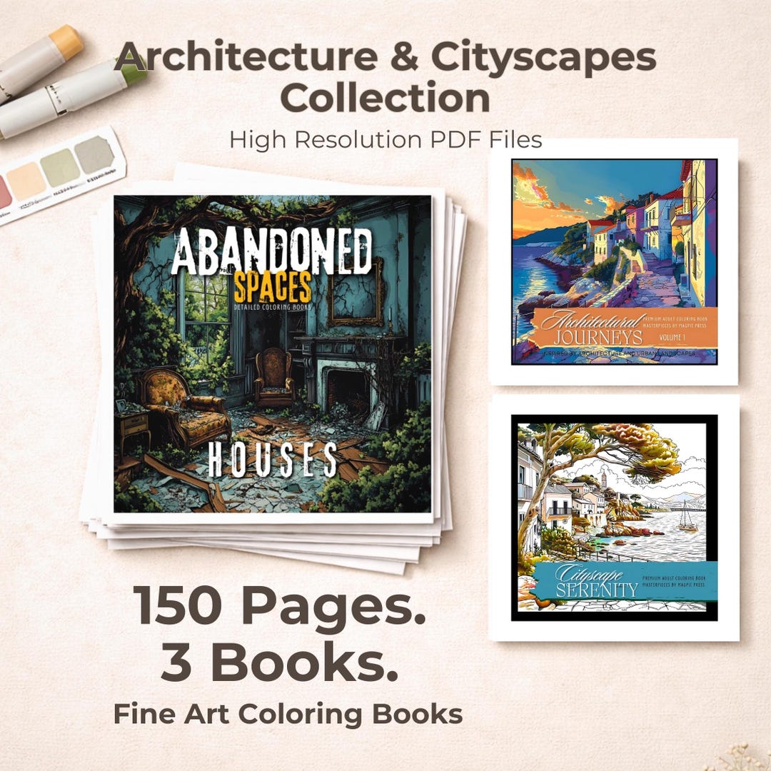 Architecture & Cityscapes Collection: 3-book Fine Art Bundle | 150 ...