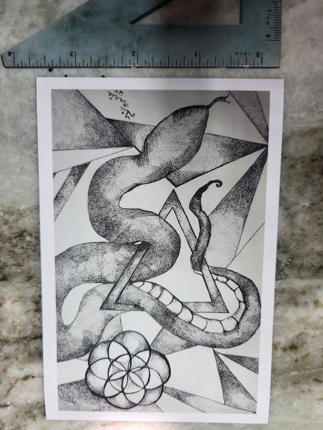 4x6 Print Serpent's Sigil - Etsy