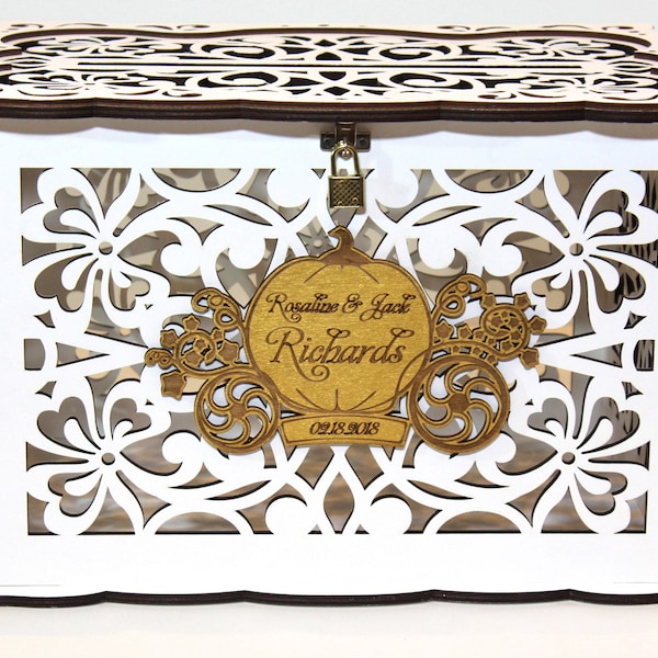 Cinderella Wedding Card Box - Etsy