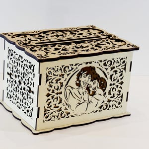 Aladdin Wedding Card Box Lockable, Fairy Tale, Wedding Money Box With ...
