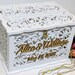 WEDDING MONEY BOX, Wedding Card Box With Lock, Wedding Card Holder ...
